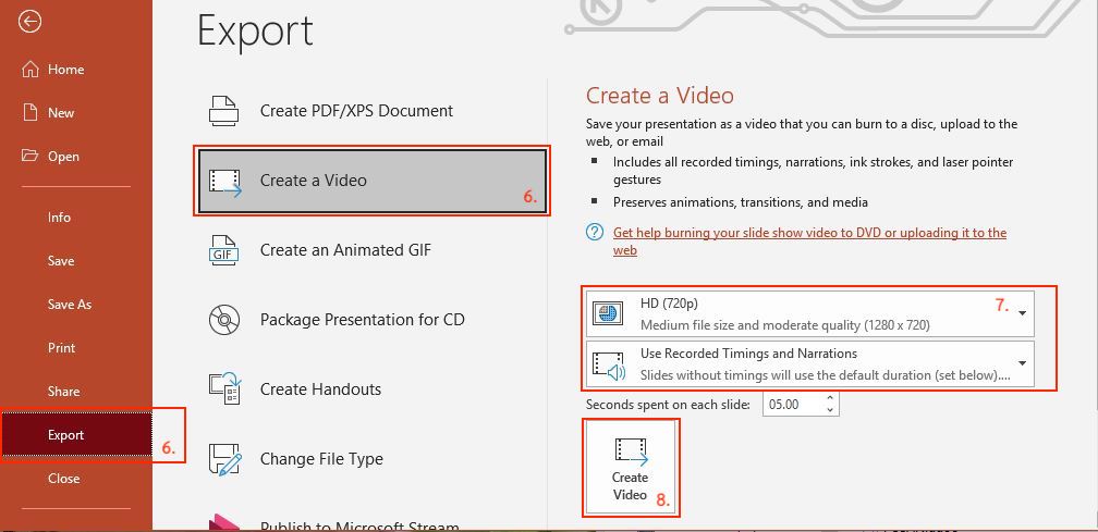 How to save a PowerPoint as MPEG-4 – ICEAST 2024